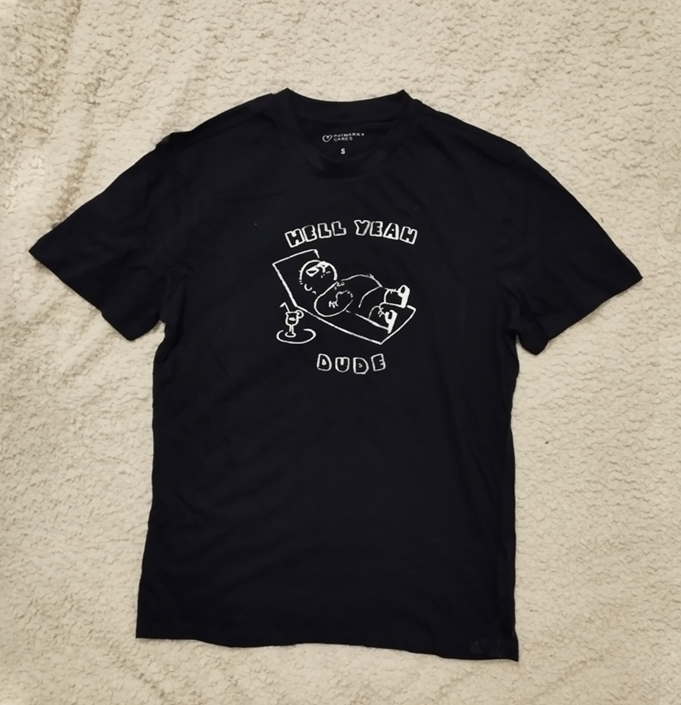 Hand Printed 'Hell Yeah Dude' T-Shirt – Saul's Store